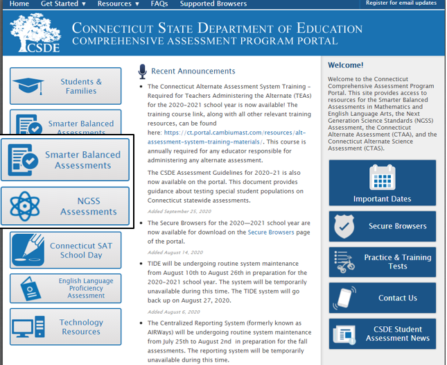 Smarter Balanced Interim Assessments
