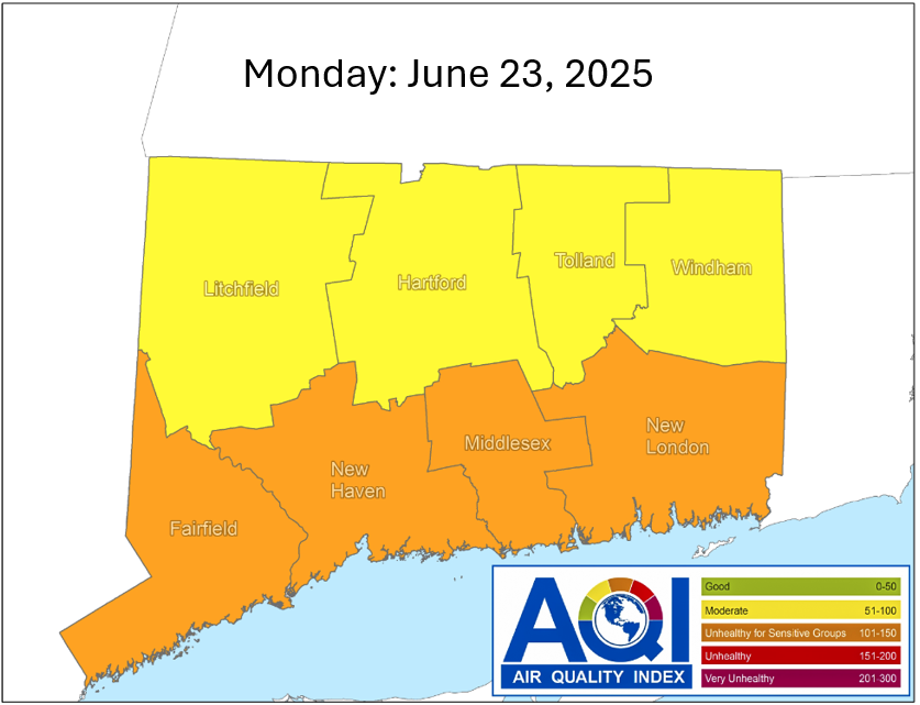 CT Facing First Summer Heat Wave DEEP Forecasts Elevated Levels of ...